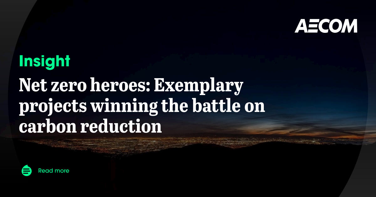 Net zero heroes: Exemplary projects winning the battle on carbon ...